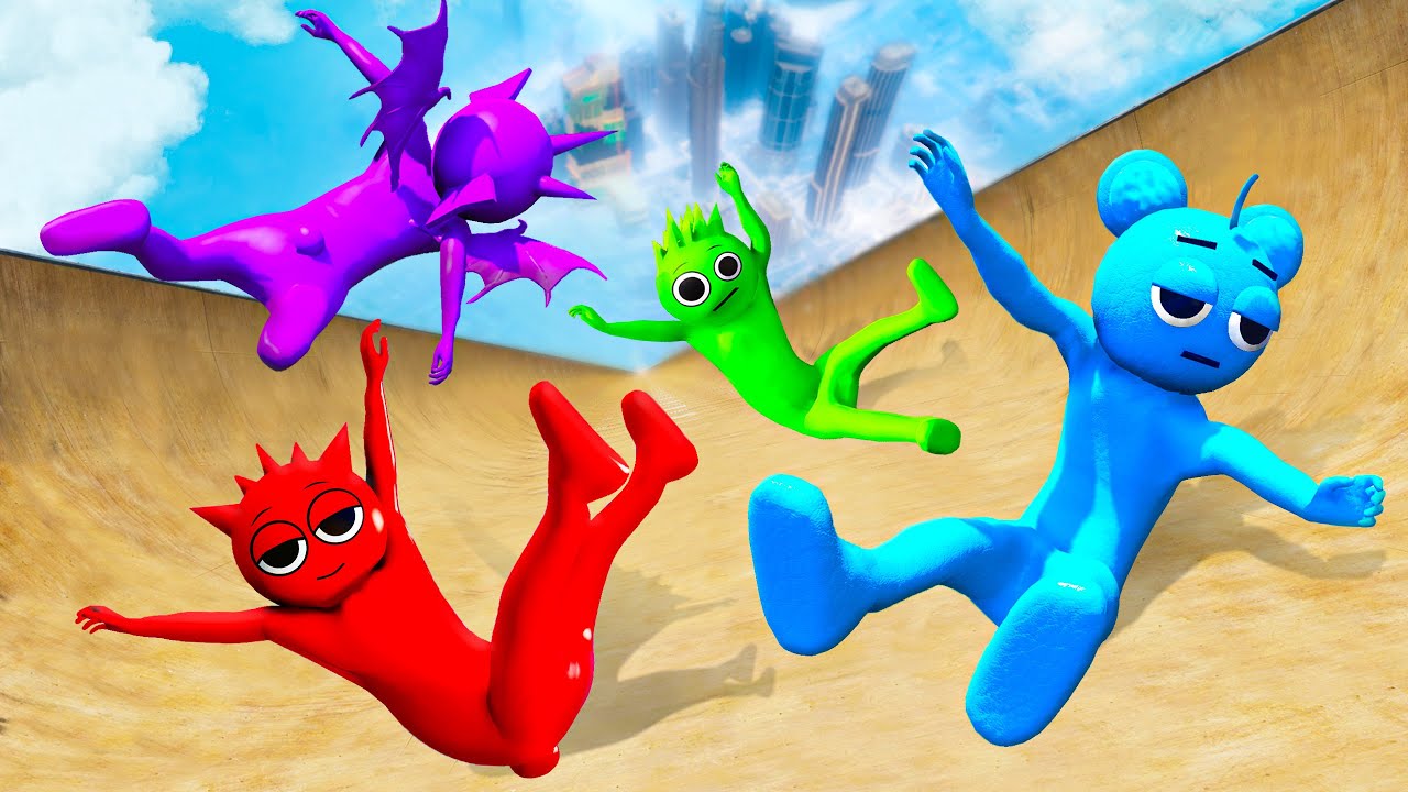 GTA 5 Incredibox Sprunki Jumping Ragdolls & Fails [Funny Moments] #2 ...