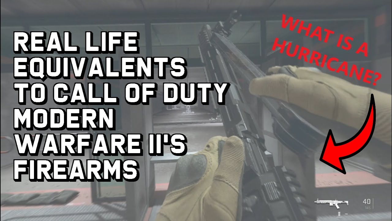 Real Life Equivalents to Modern Warfare 2's Firearms - YouTube