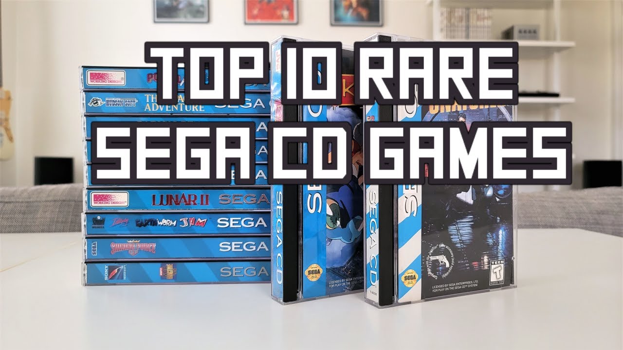 Top 10 Rare and Valuable Sega CD Games - YouTube