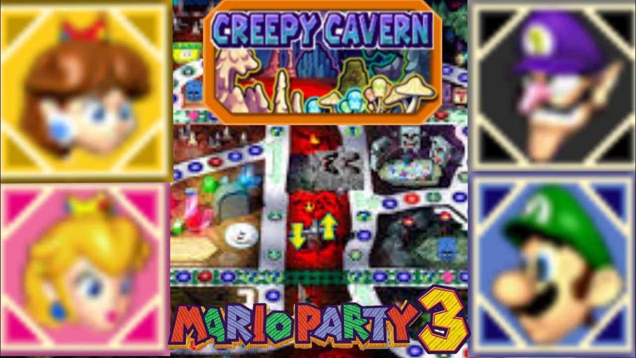 OH BOY THIS IS ONE CREEPY CAVERN | CREEPY CAVERN MARIO PARTY 3 - YouTube