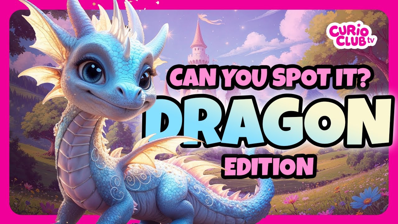 Find the Odd Dragon Out! 🐉 | Spot the Different Dragon Game - YouTube