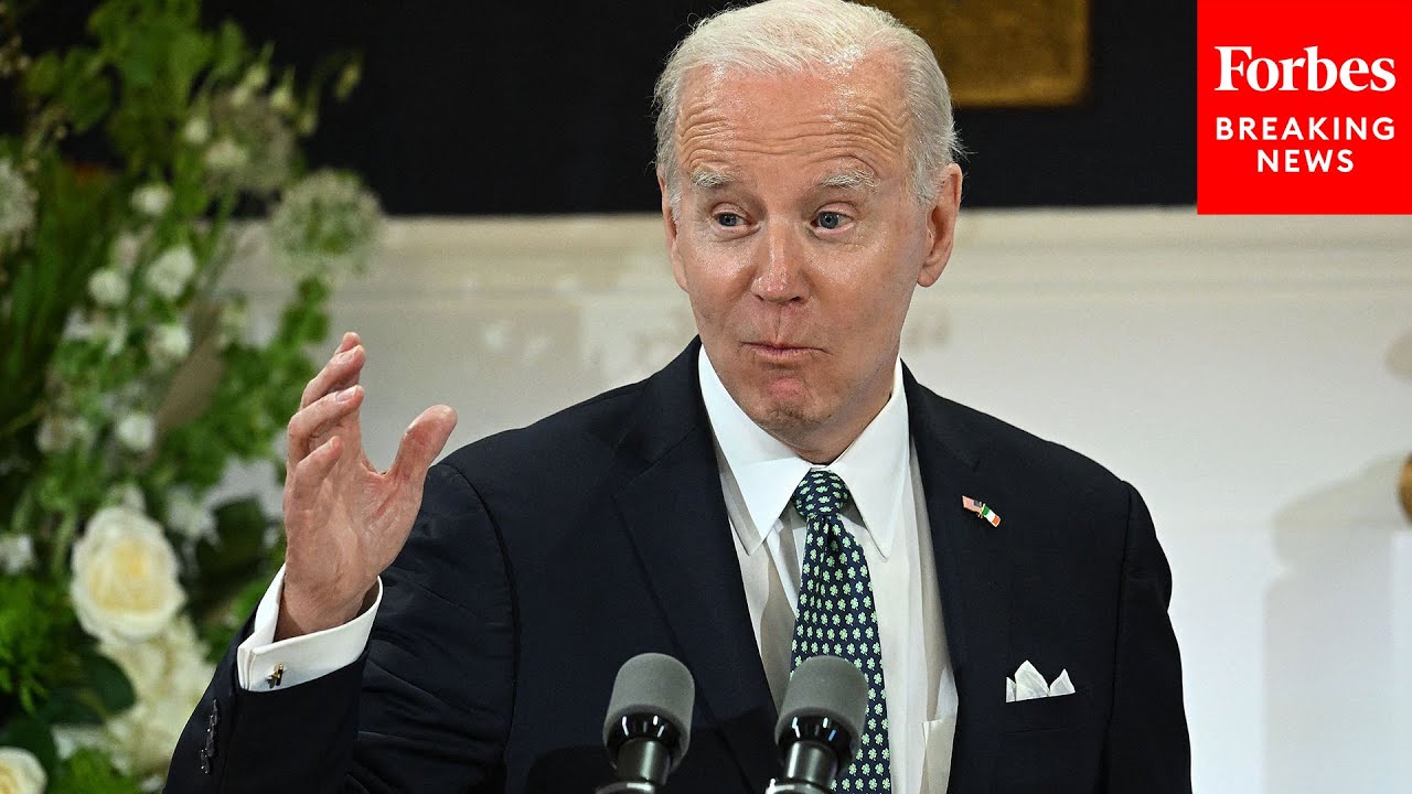 BREAKING NEWS: Biden Speaks At Banquet Dinner At Dublin Castle In ...