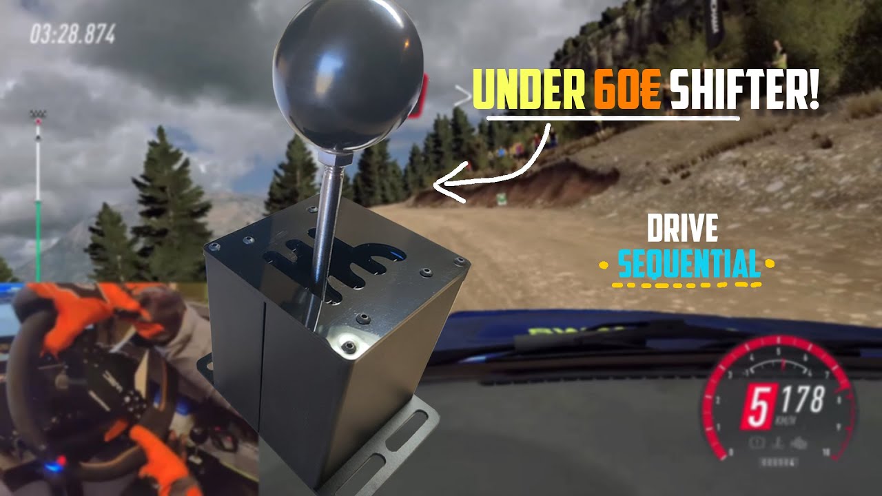 Trying my new UNDER 60€ ALIEXPRESS SHIFTER (SEQUENTIAL RALLY DRIVE ...