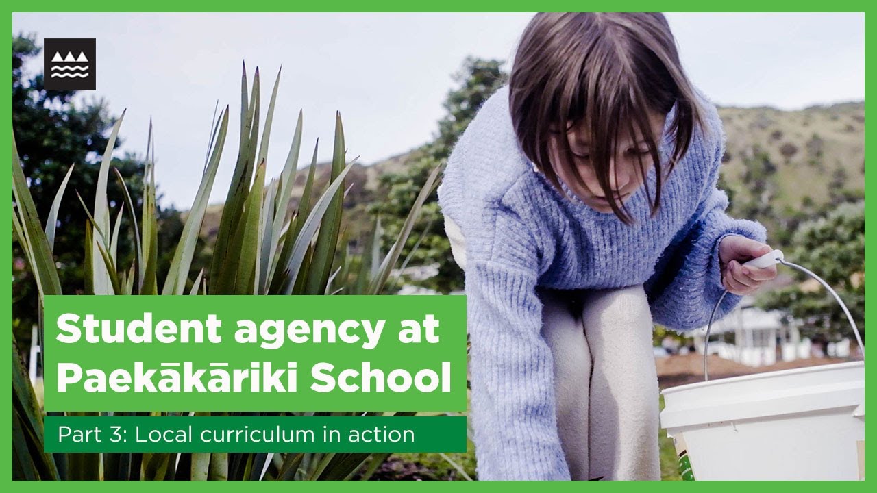 Local curriculum in action | Student agency at Paekākāriki School - YouTube