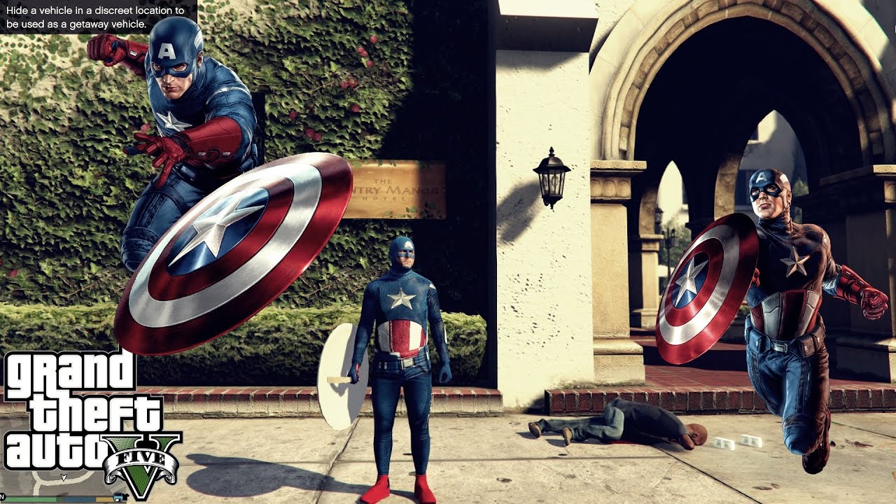 GTA 5 Captain America Mod - GTA 5 Mod Tanıtımları - GTA 5 Kaptan ...