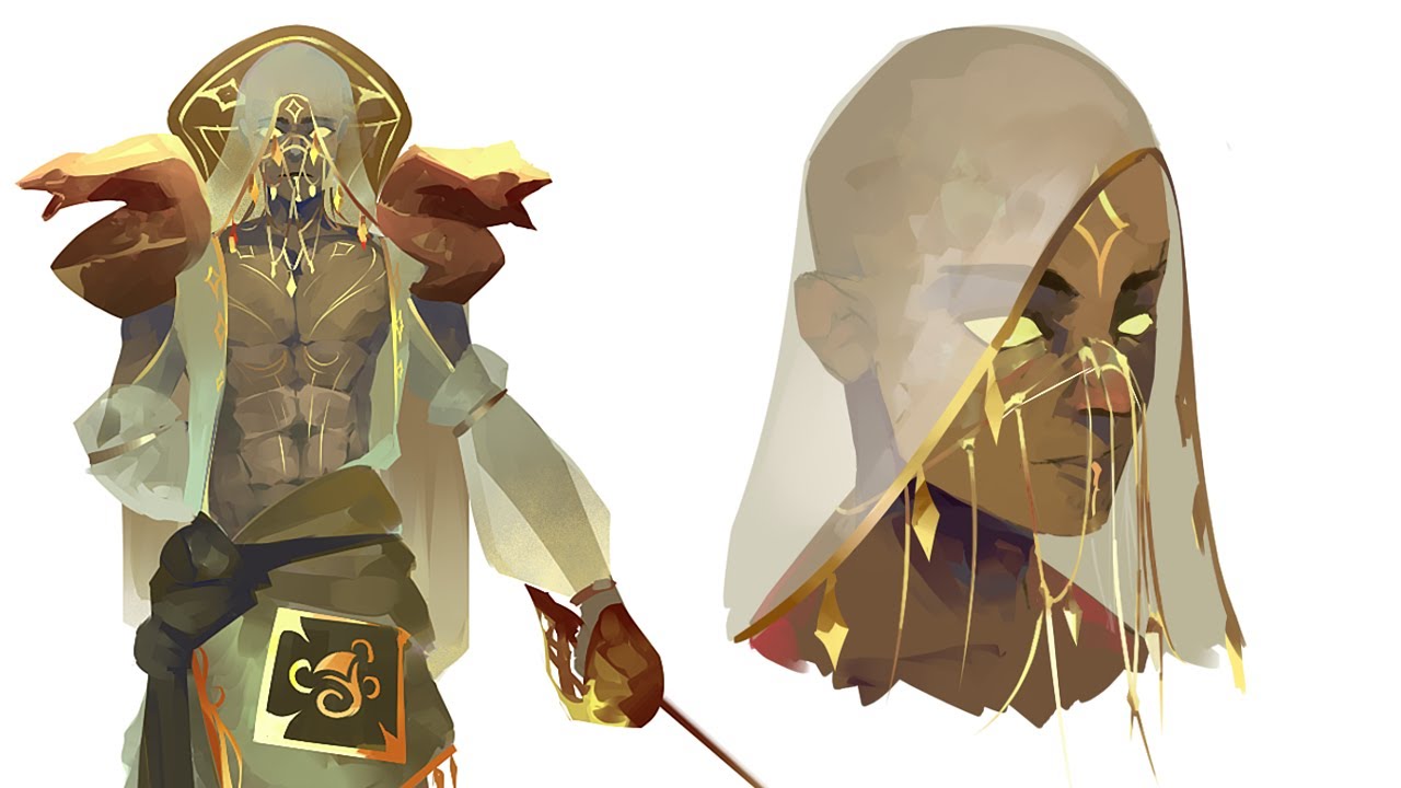 Desert Assassin - Character Design Speed Paint #6 - YouTube
