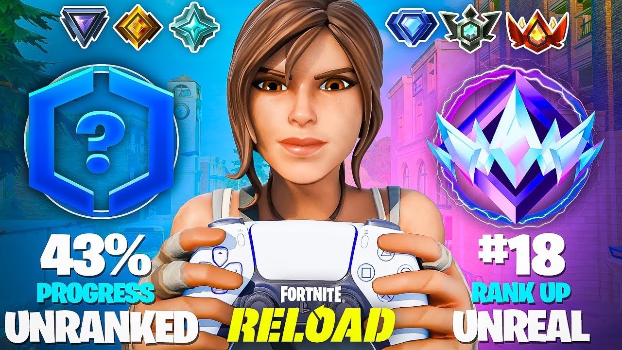 Unranked to unreal solo rank reload SPEEDRUN but with bots Only pt2 ...