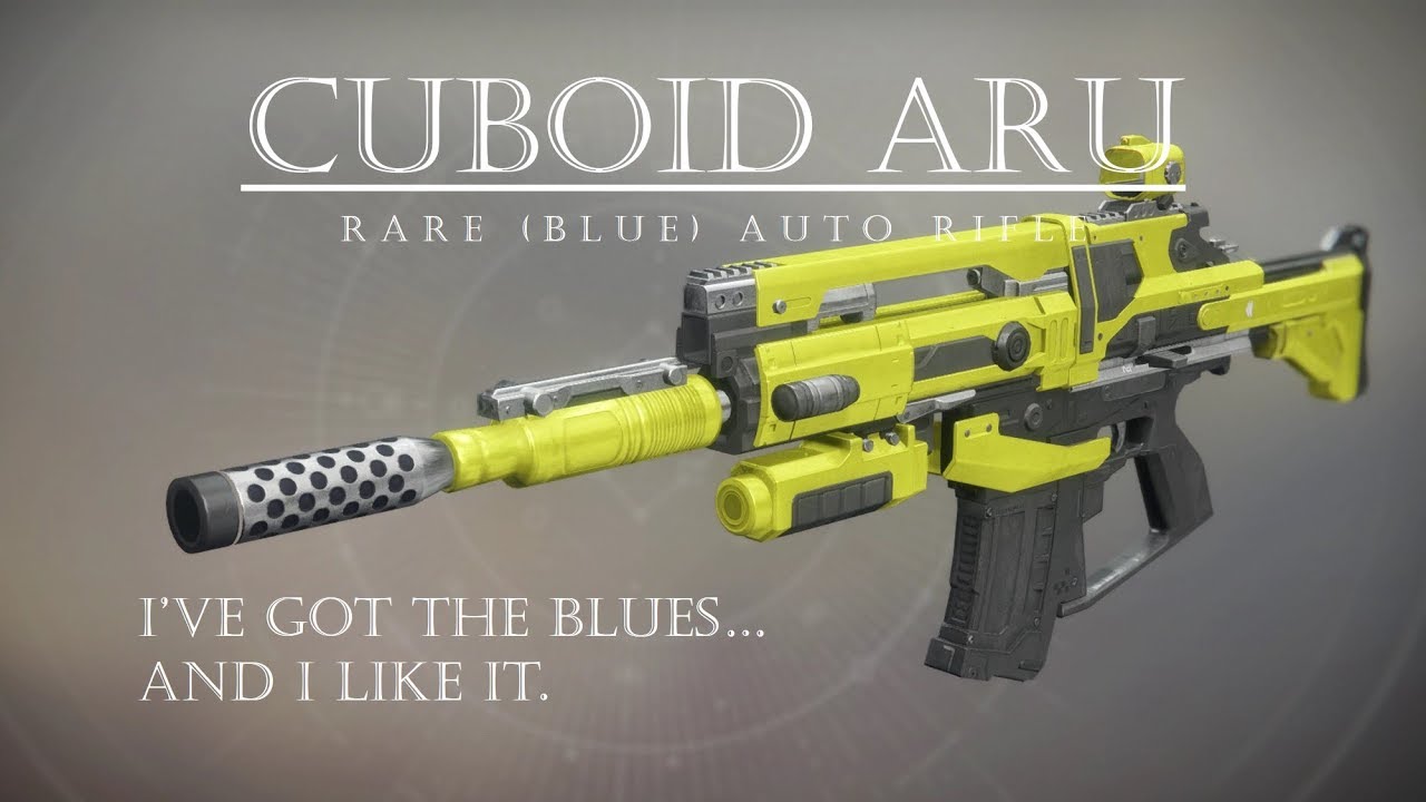 Destiny 2 - Cuboid ARU - Sweet Blue Auto Rifle - PVP Gameplay Review ...
