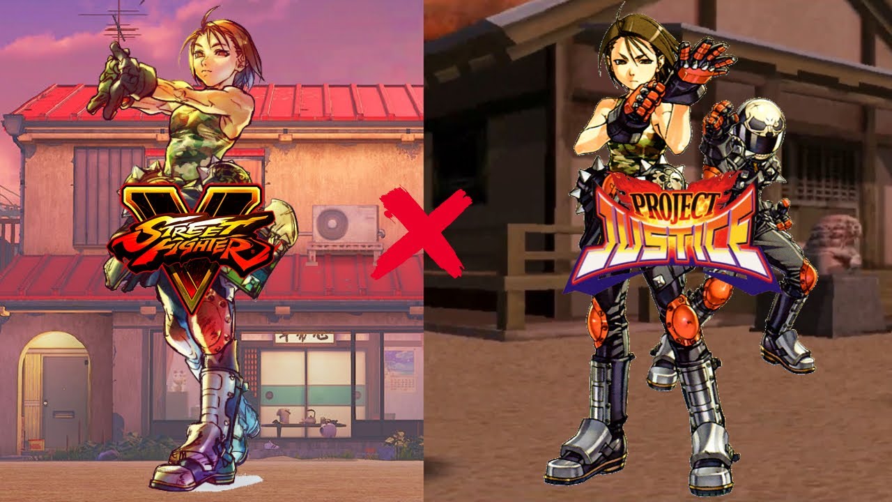 Akira Kazama Comparison - Street Fighter V vs Project Justice - YouTube