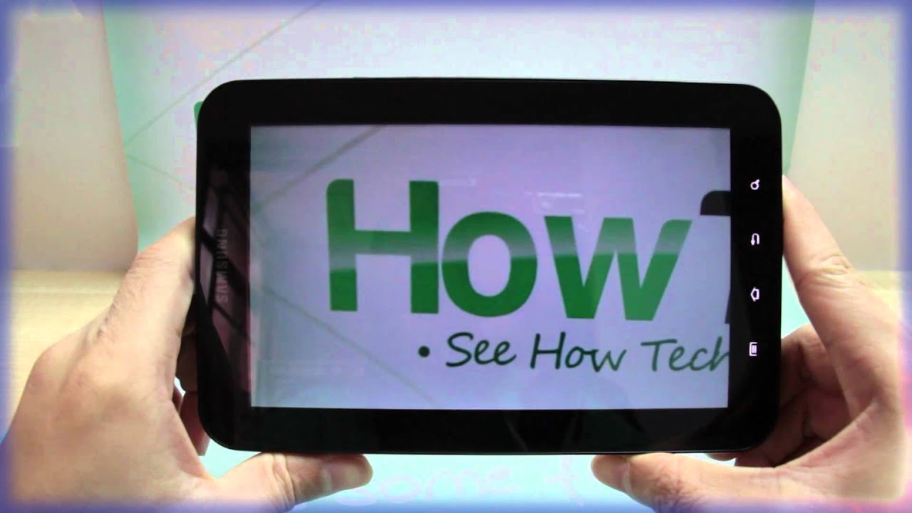 How to Use the Video Recorder on Samsung GALAXY Tab - YouTube