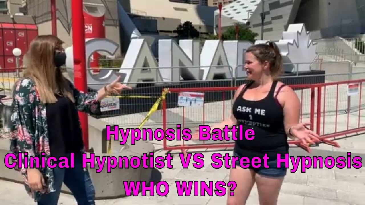 ALL FEMALE HYPNOSIS BATTLE IN TORONTO - street hypnosis vs clinical ...