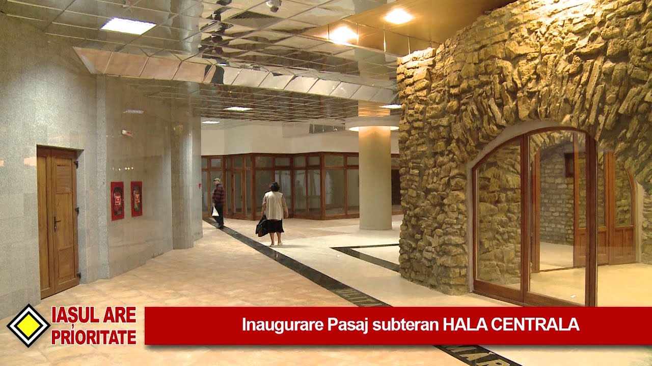 Inaugurare Pasaj subteran HALA CENTRALA - YouTube