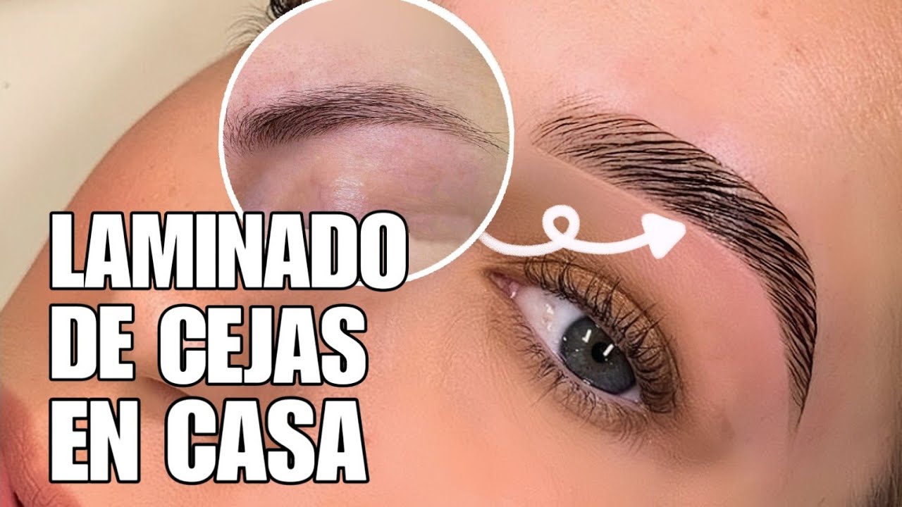 Tutorial PASO A PASO de laminación de Cejas - YouTube