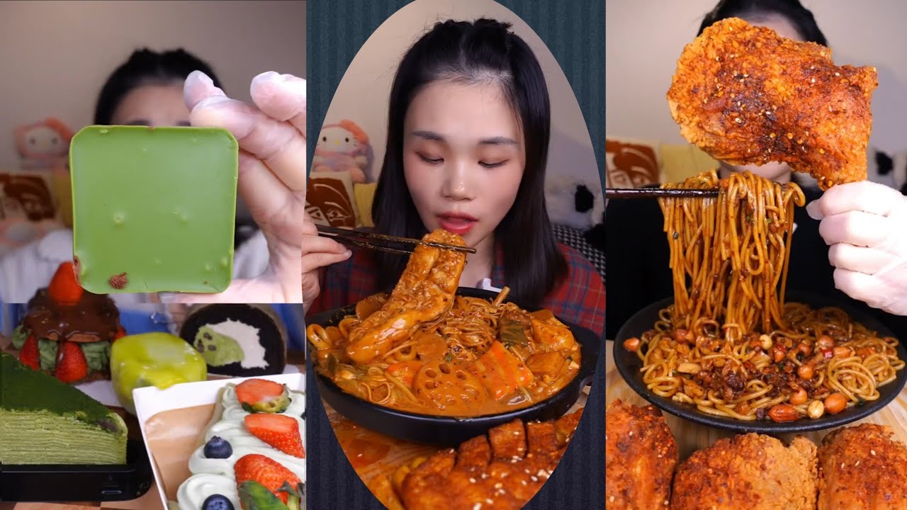 ASMR #1 MUKBANGER CHINESE EATING SHOW. @spuasmr3843 #yummy #food # ...