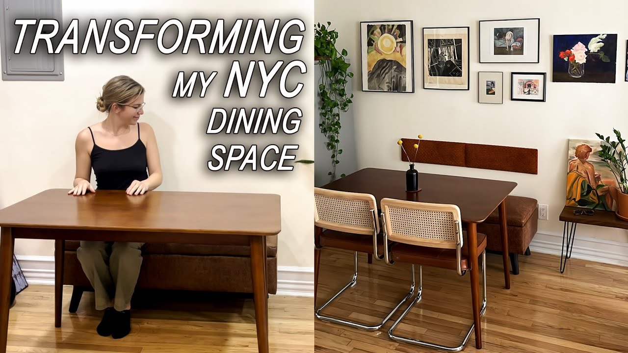 Designing my NYC Dining Nook - YouTube
