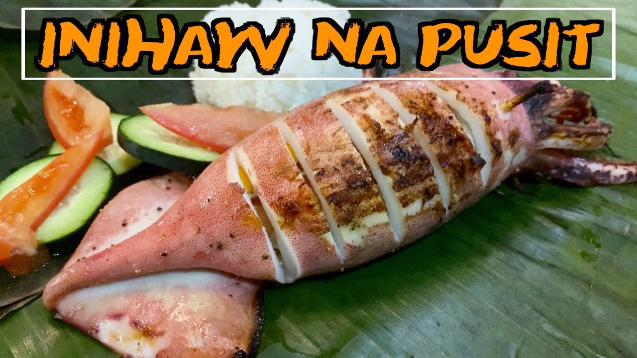 Inihaw Na Pusit With Rice