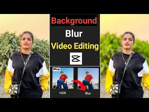Video ke background blur kaise kare || capcut app background blur video editing || viral reels edits