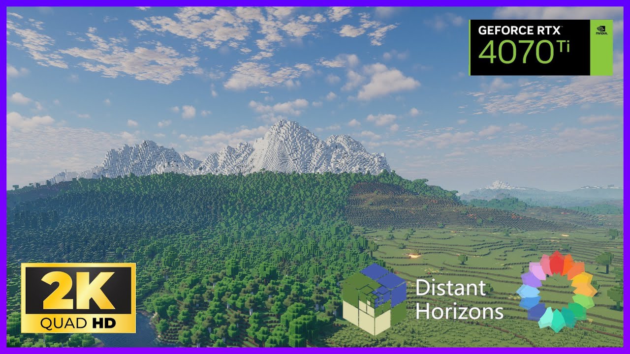 Minecraft: Shaders with Distance Horizon | 1440p | RTX 4070 TI + i7 ...