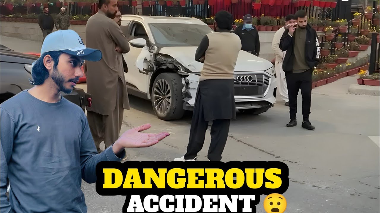 CAR KA ACCIDENT HO GYA 🥺| ALLAH NY BACHA LIYA |DHA RAYA - YouTube