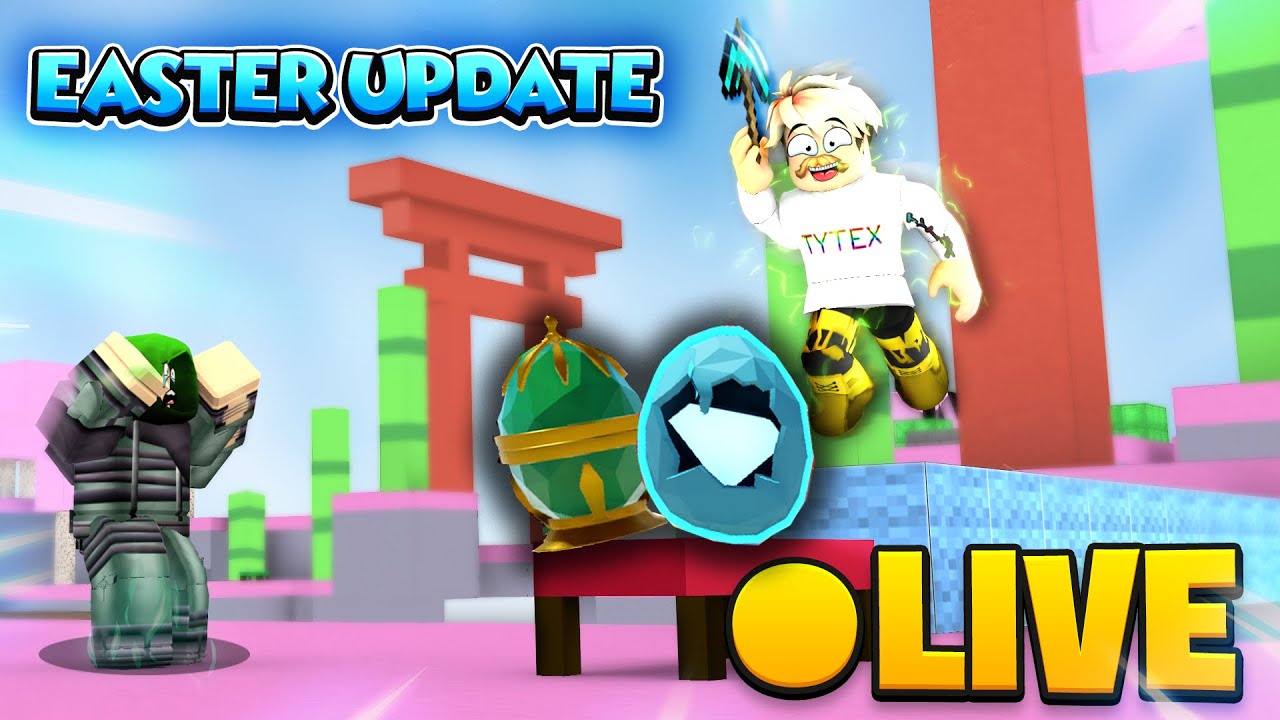 [EASTER UPDATE] Roblox Bedwars - Live Stream (Egg Hunting with viewers ...