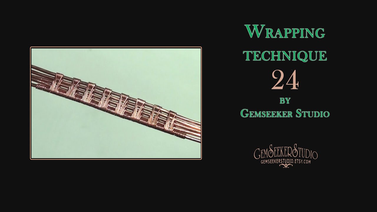 Wire Wrapping Technique 24 .Tutorial 52 - YouTube
