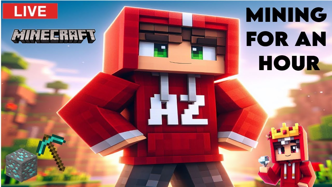mining for an hour minecraft SMP [live] - YouTube