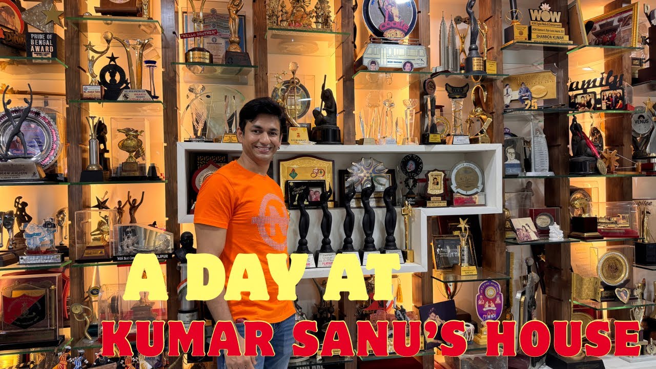 A day at KUMAR SANU’S House - YouTube
