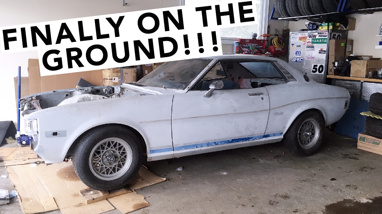 AE86 Coilover Suspension (Mostly) Installed! - RA24 Toyota Celica ...