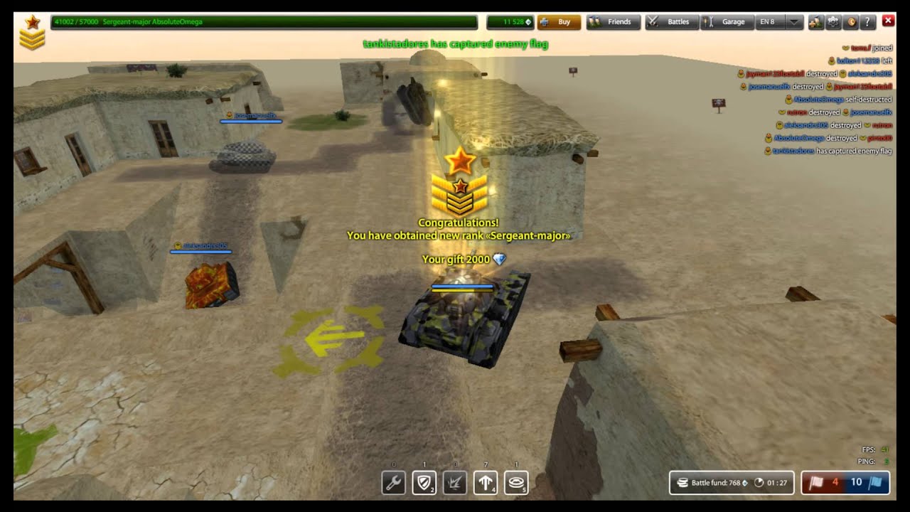 Tanki Online Rankup: ~Sergeant-Major~ - YouTube