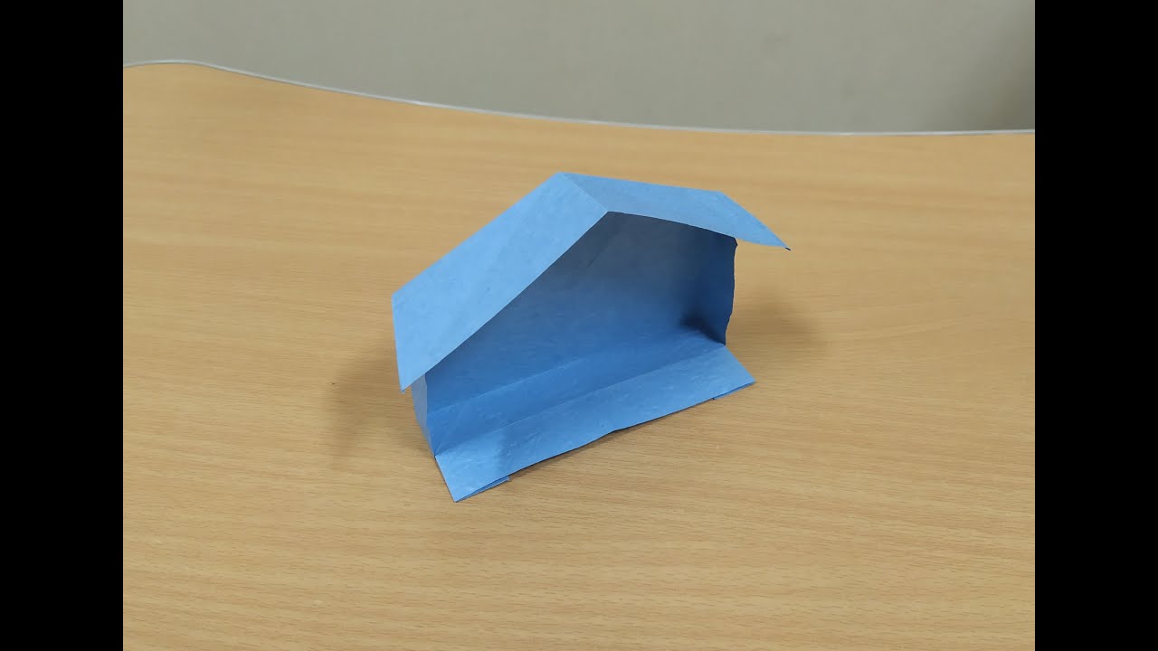 How To Make Origami Manger Easy - YouTube