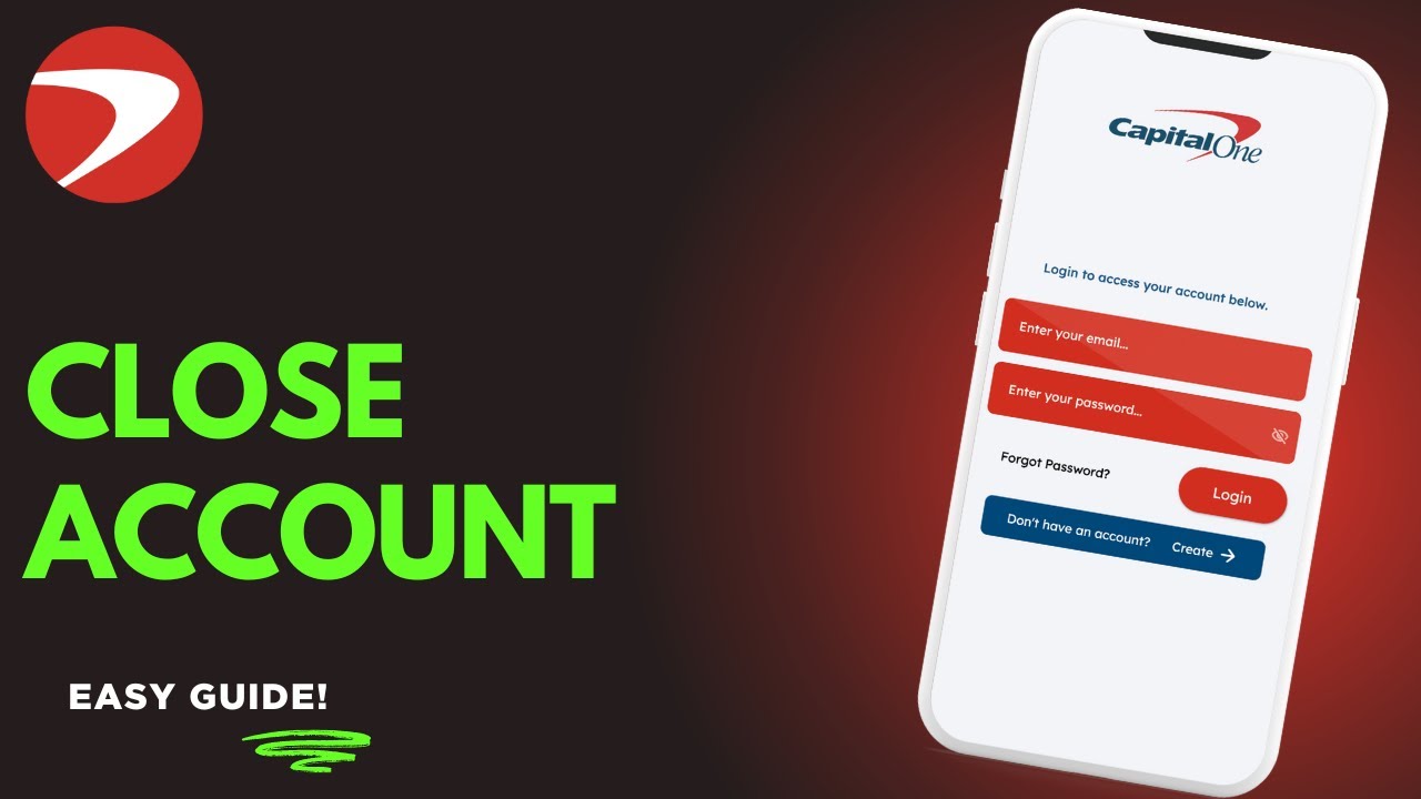 How To Close Capital One Account Online ! - YouTube