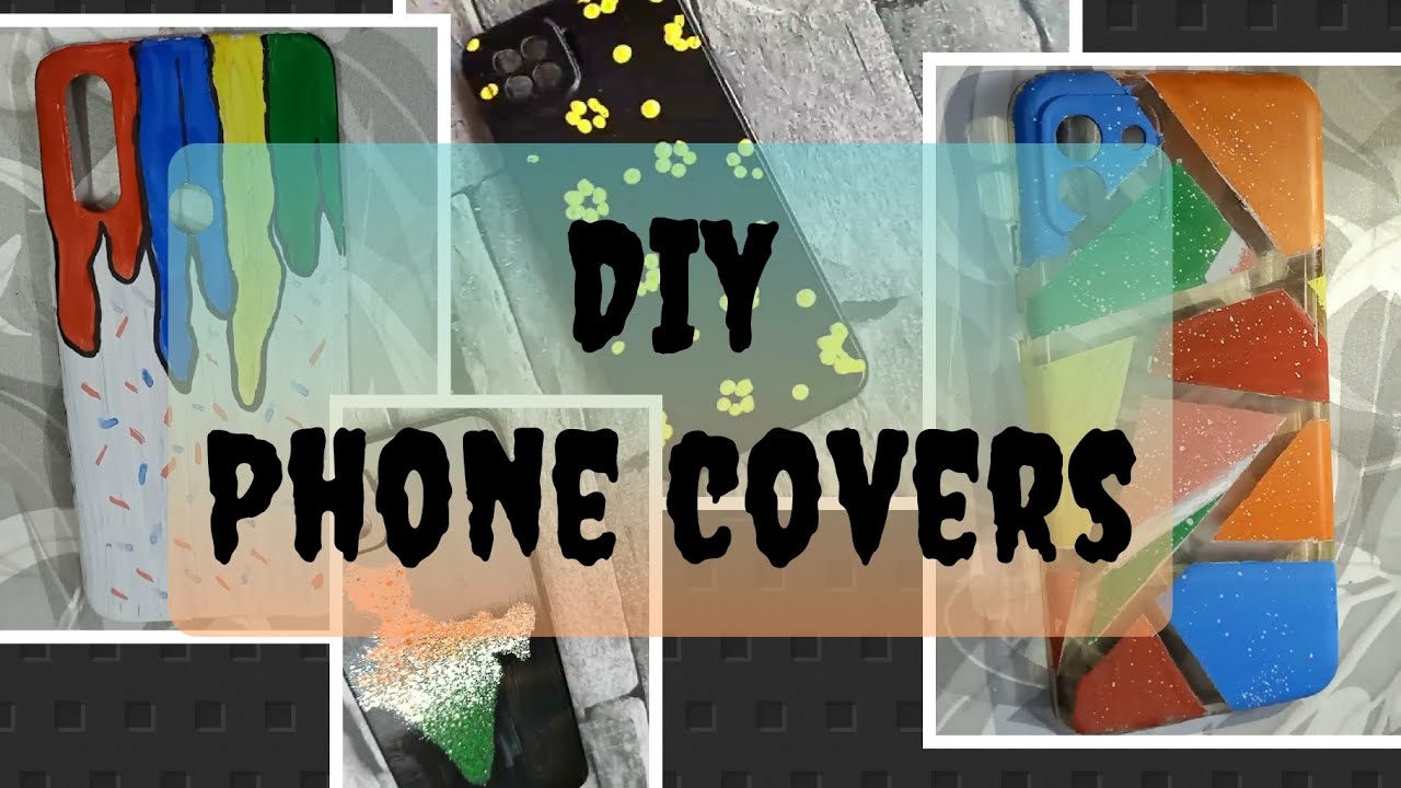 DIY phone cover ideas | decorate your own phone cover|creative ideas ...