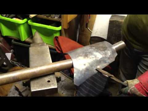 Forging the armour - YouTube