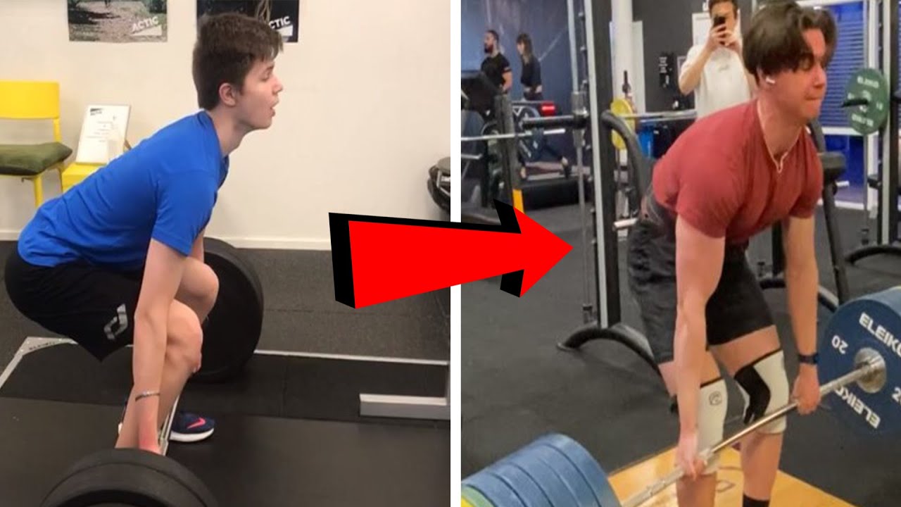 4 YEARS DEADLIFT TRANSFORMATION 225lbs - 595lbs (100kg-270kg) - YouTube