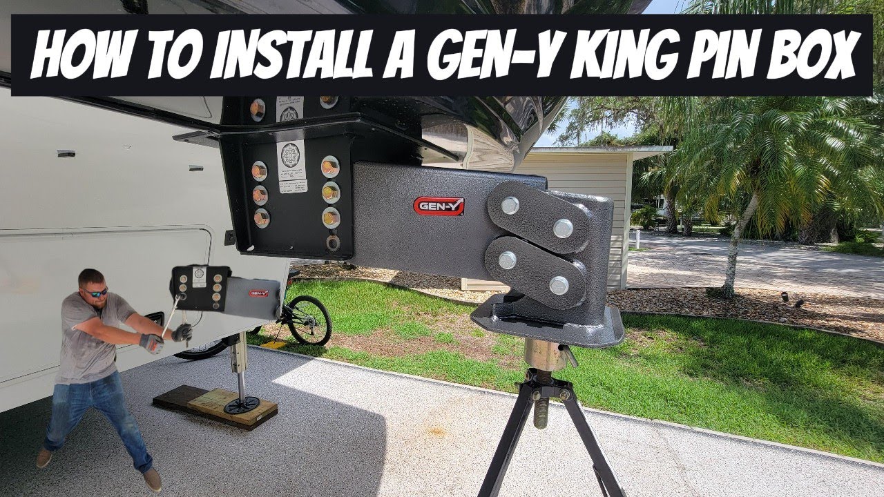 How to Install a GEN-Y Executive 5th Wheel King Pin Box on a Brinkley ...