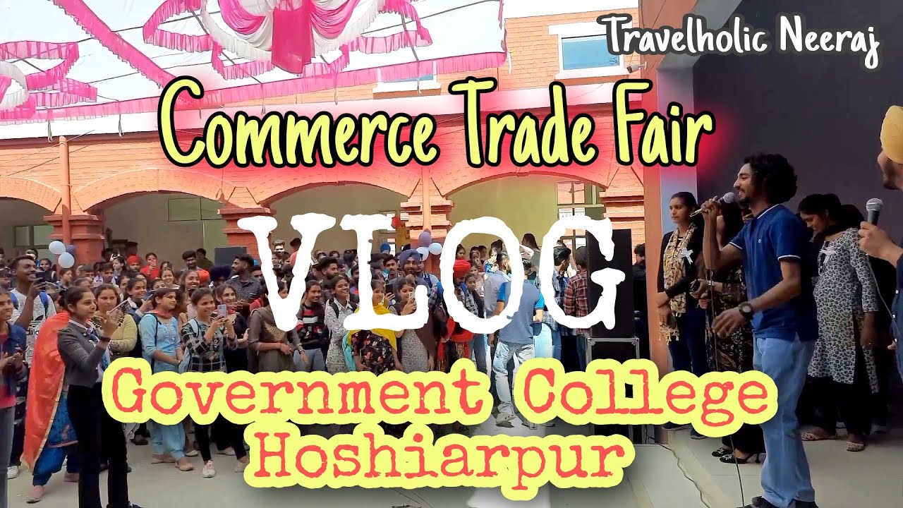 Commerce Trade fair | Government College Hoshiarpur | New Vlog ...