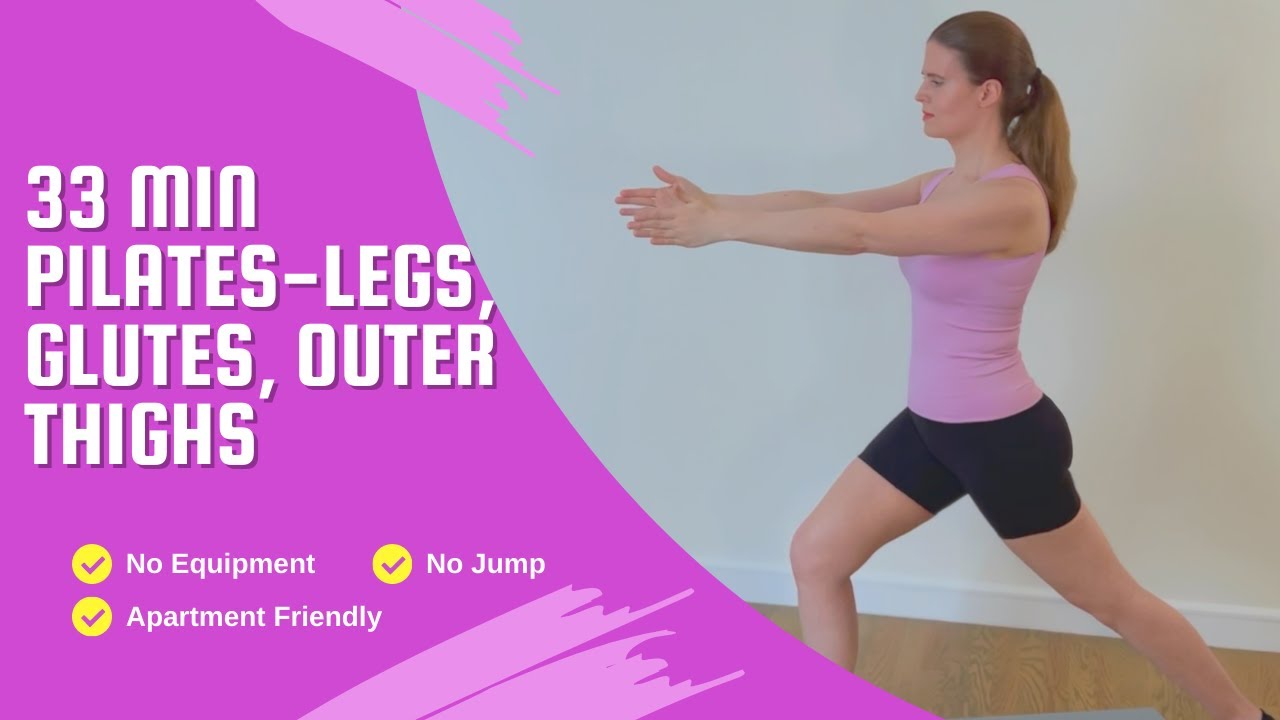 Pilates Mat Workout - Legs, Glutes, Outer Thighs & Core - Intermediate ...