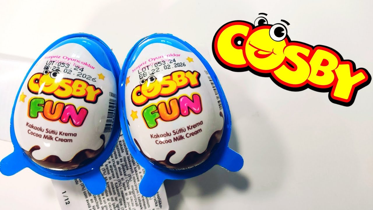 Cosby Fun Surprise Eggs Unboxing - YouTube
