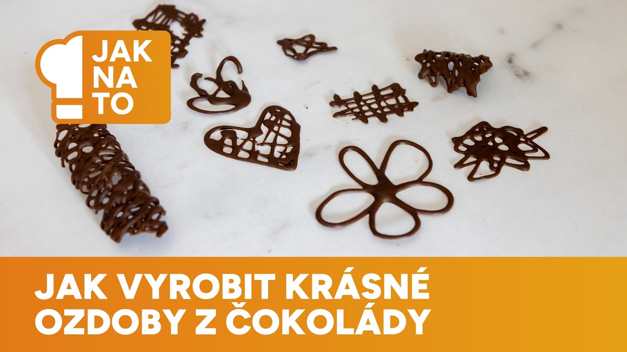 Ozdobte dezerty jako profík! 🍫 Jednoduché čokoládové dekorace krok za ...