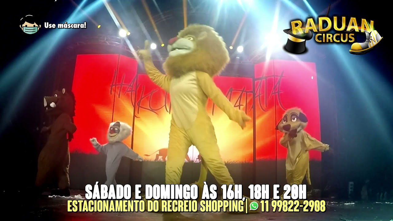 Raduan Circus apresenta Disney Magic Show - YouTube