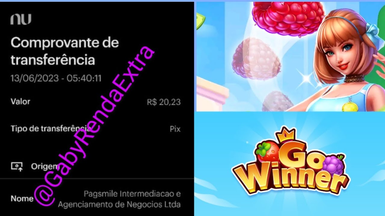 Novo Aplicativo Go Winner Pagou $20,23 No PIX Em Segundos Com Prova De ...
