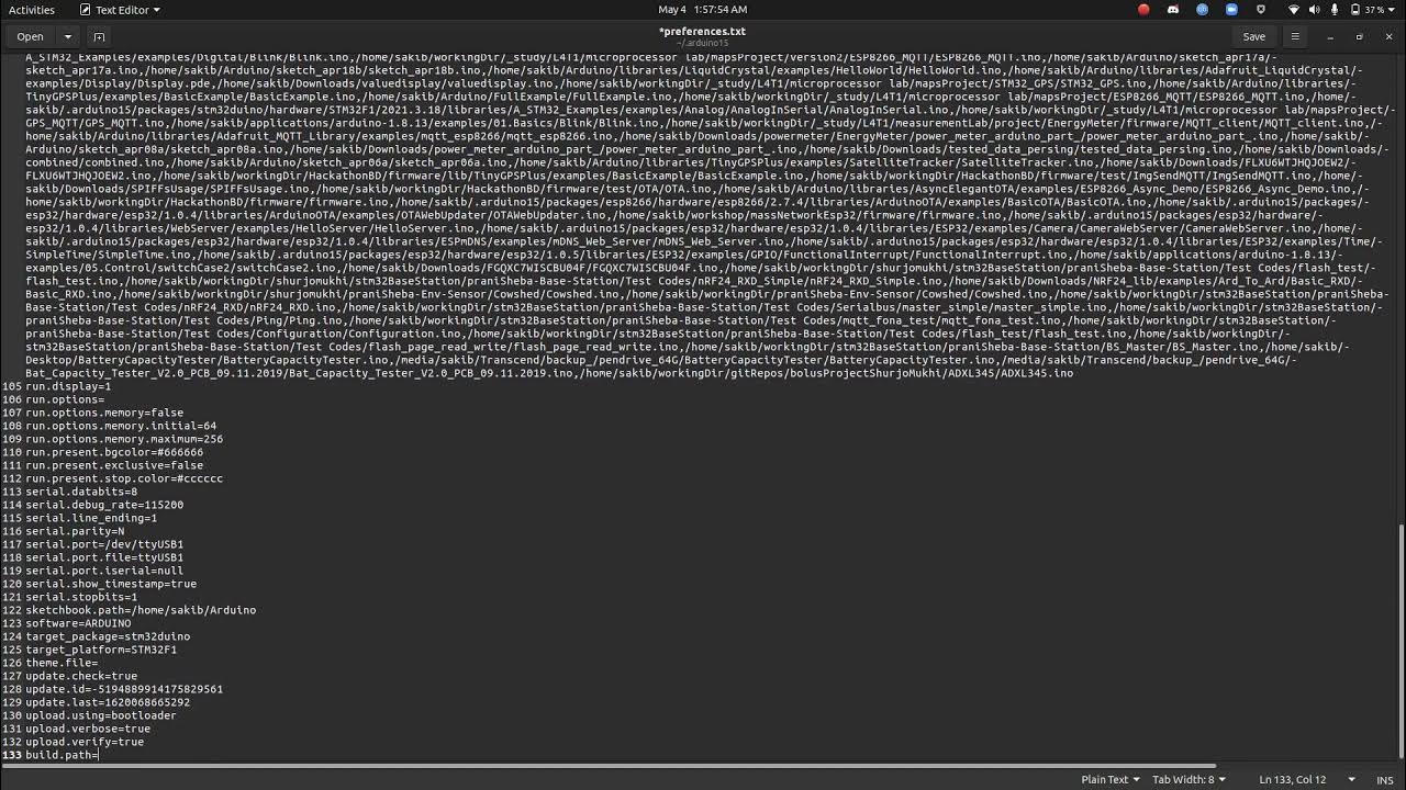 STM32duino Arduino ide .hex file generate - YouTube