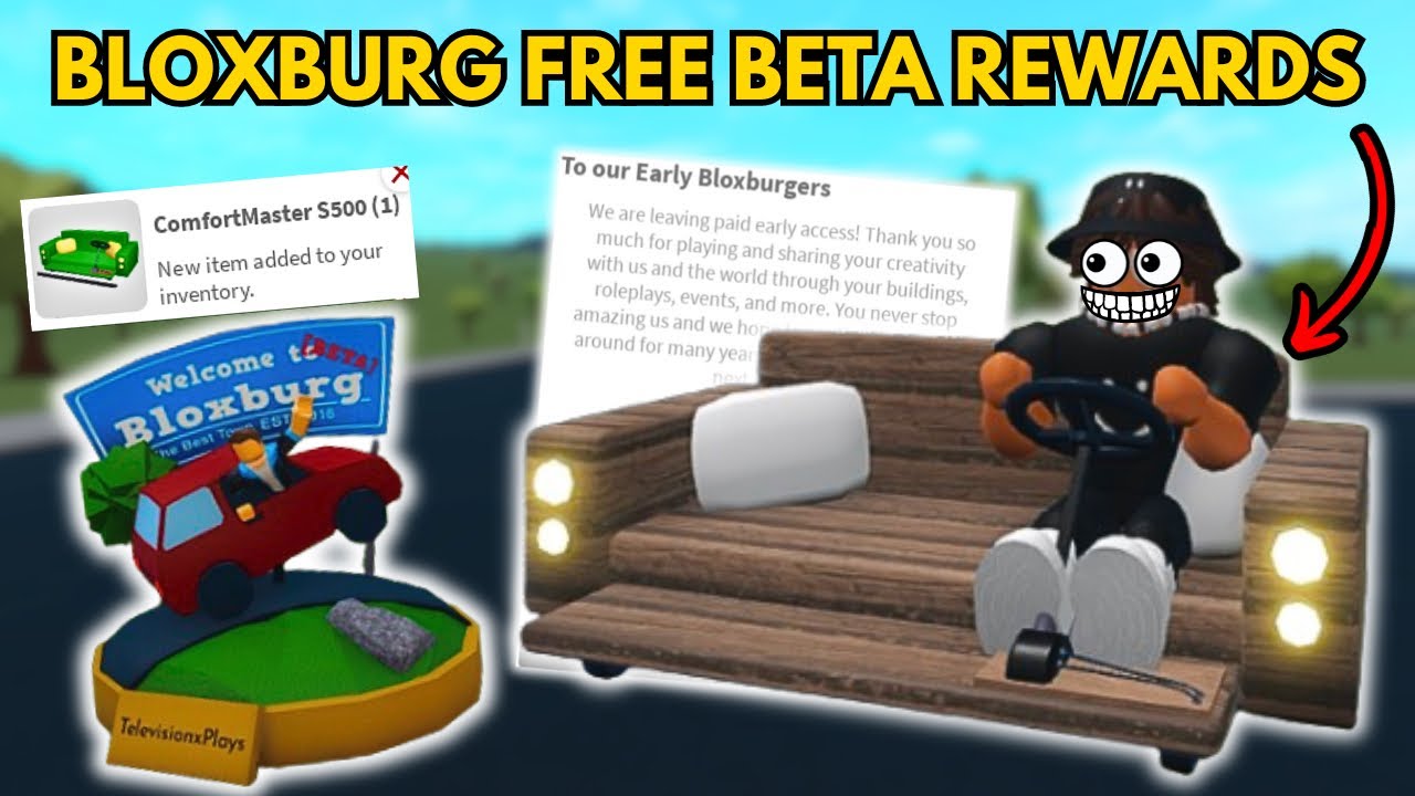 NEW BLOXBURG BETA REWARDS AND TUTORIAL UPDATE!!! - YouTube