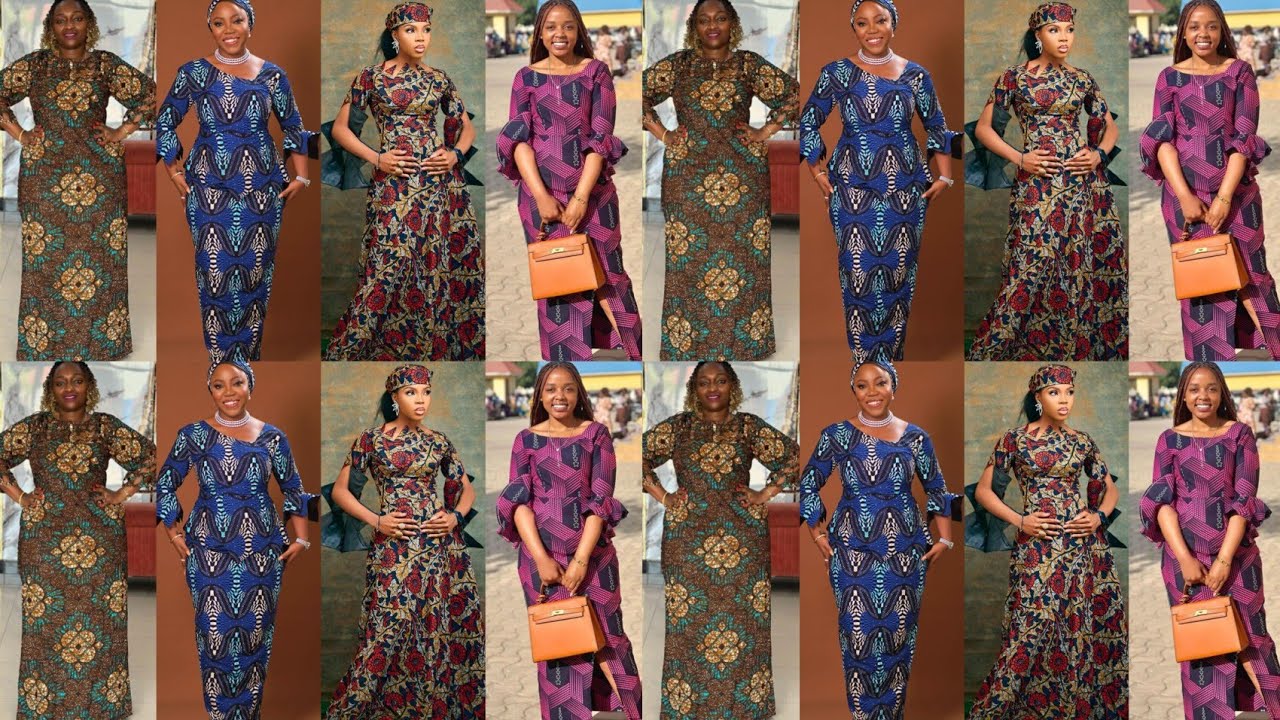 mishono mipya ya Vitenge latest kitenge outfits asoebi style 2024 - YouTube
