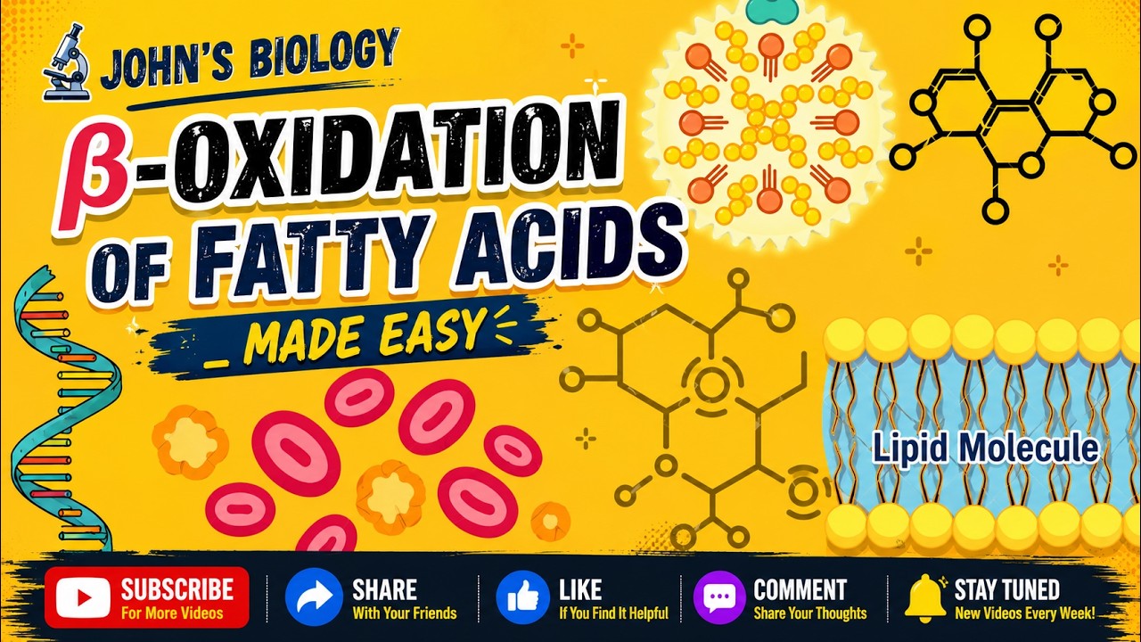 β-Oxidation of Fatty acid _ Made Easy - YouTube