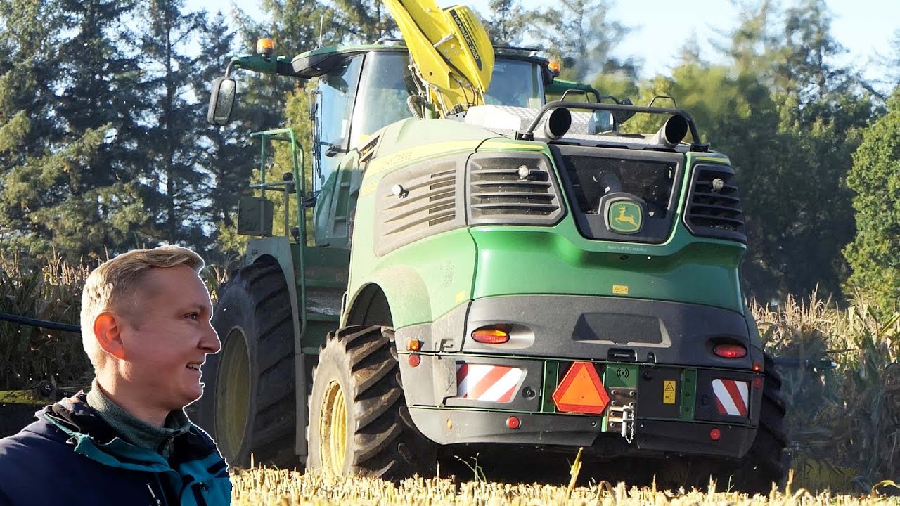 Majs Høst 2022 | John Deere 9900 - 956 HK 24-liters Liebherr V12 | Der ...