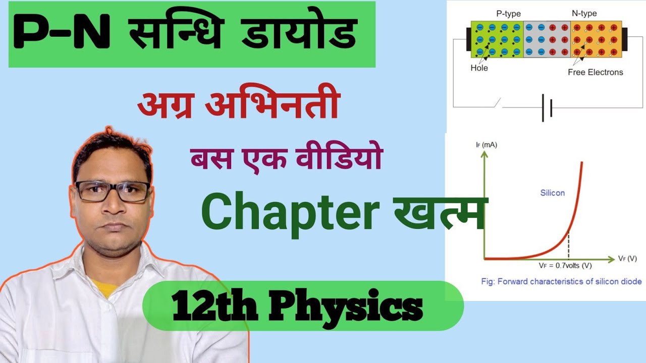 PN Junction Diode Farward Biasing And V-I Character |12th Physics | Imp ...