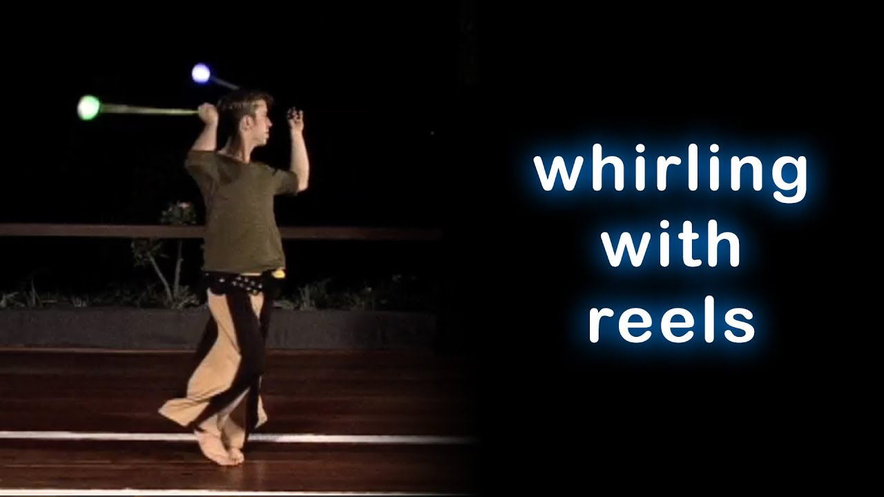 Beginner Poi Spinning Lesson: Whirling with Reels - YouTube