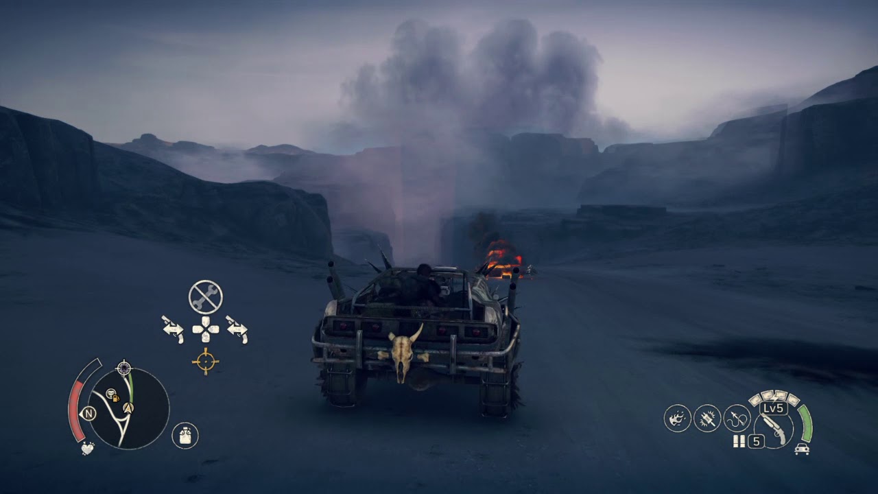 Mad Max_RULE THE DAY, shoot 2 fuel tank of moving vehicle by sniper ...