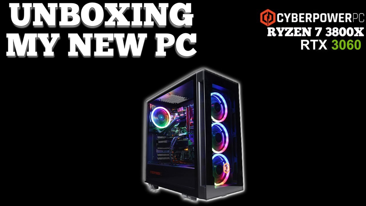 CyberPowerPC RTX 3060 12 GB Gaming PC Unboxing Custom Build - YouTube